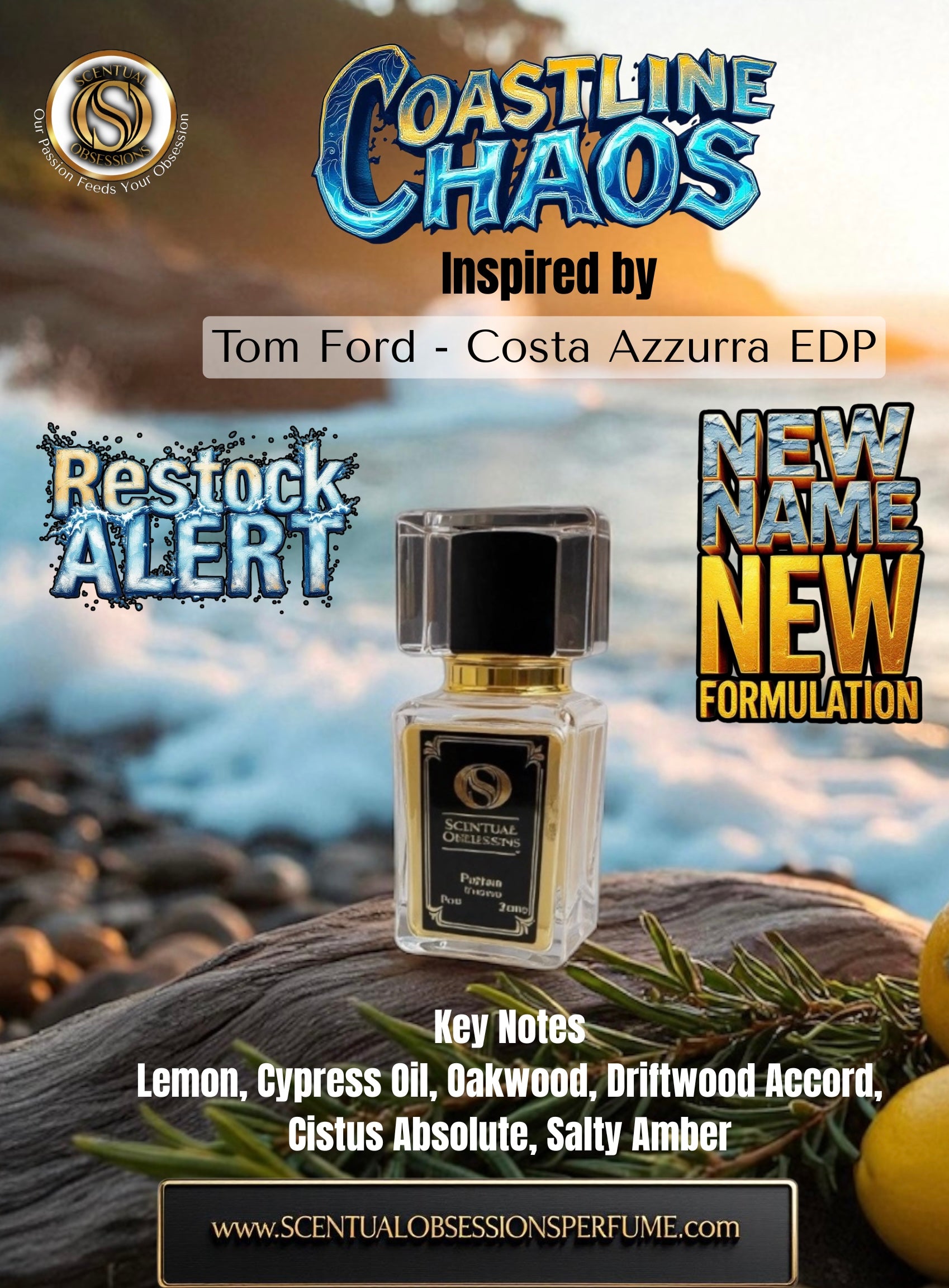 Coastline Chaos: Inspired by Costa Azzurra Edp – Scentual Obsessions