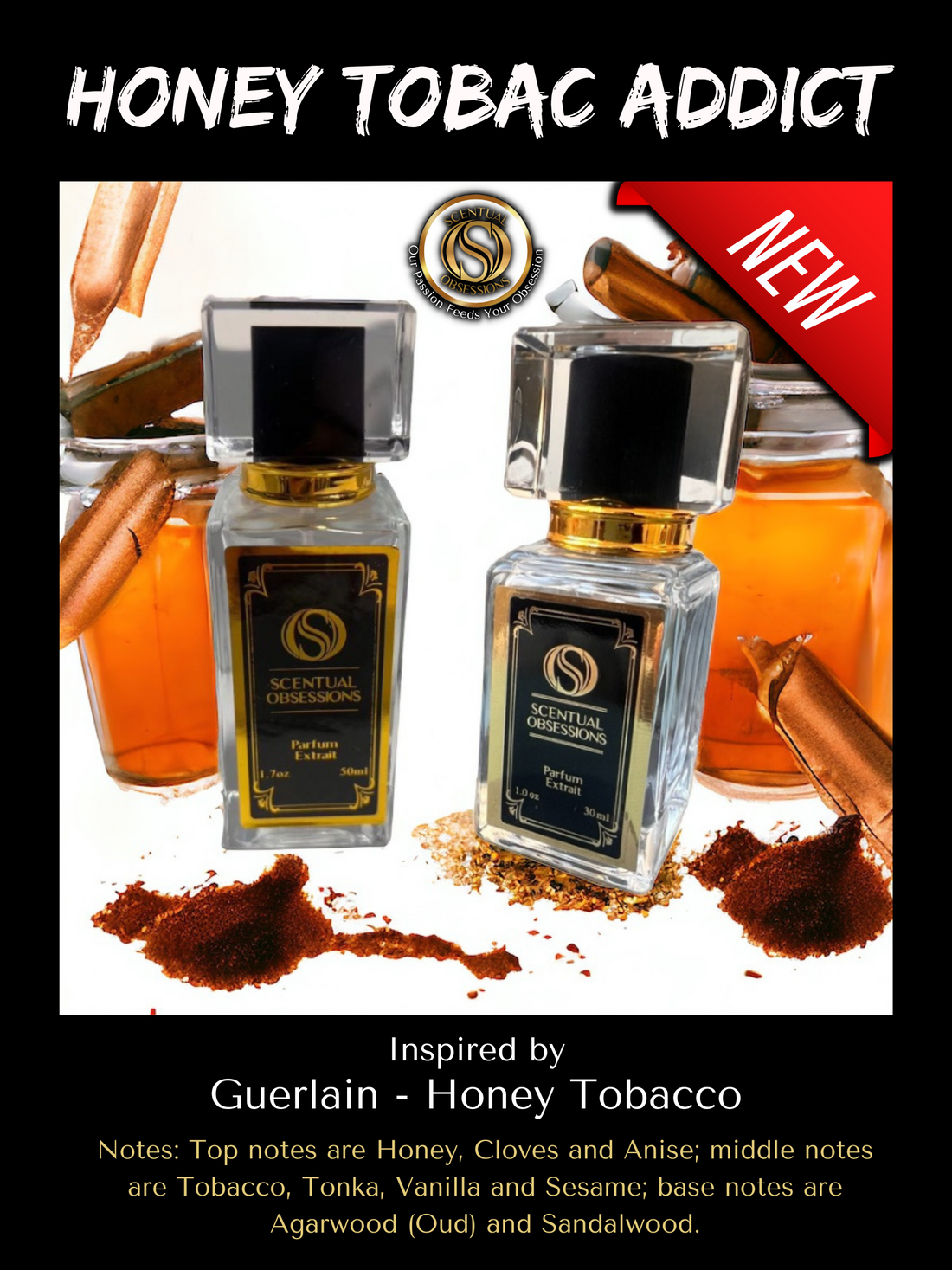Honey Tobac Addict Inspired by Honey Tobacco – Scentual Obsessions